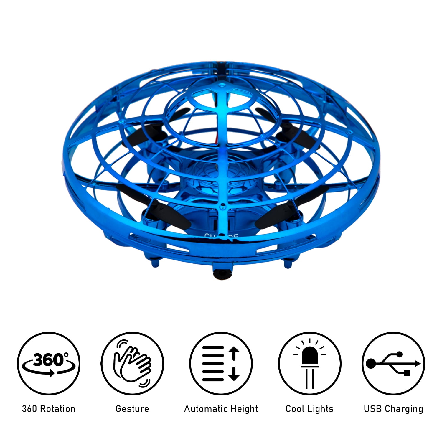 WEUPE Hand Operated Drone for Kids, Mini Drone Quad Induction ...