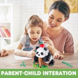 1006-Piece Panda Micro Building Blocks – Mini Panda Bricks Animal ...