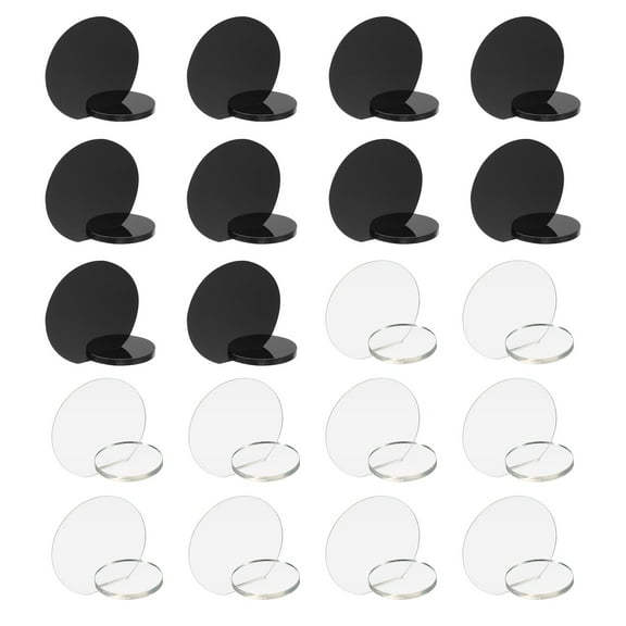 GDDPOD-10 Pack 4x6 Inch Clear Arch Acrylic Sign with Stands, Blank ...