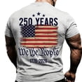 Fiaer Patriotic Shirts for Men 250th Anniversary USA Flag T Shirts ...