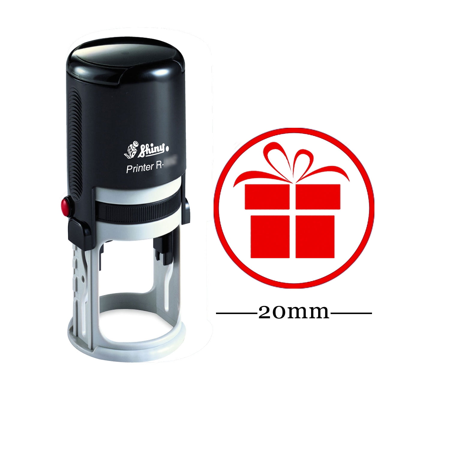 GIFT MARK Round Self Inking Kids Teacher Stamp Personalized Custom ...