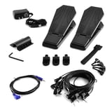 Pyle PED041 - Digital Drum Set, Electronic Drum Machine System (5-Pad ...