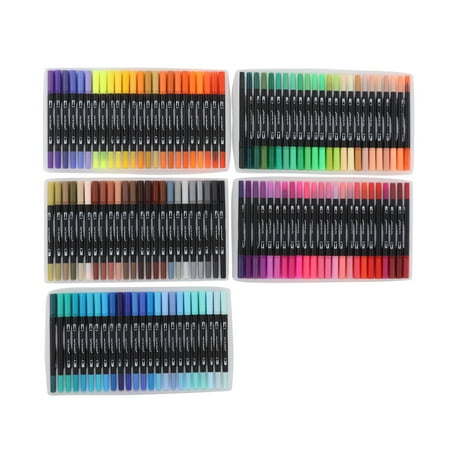 Markers Set, Dual Tip Markers Tasteless Water Soluble For Drawing ...