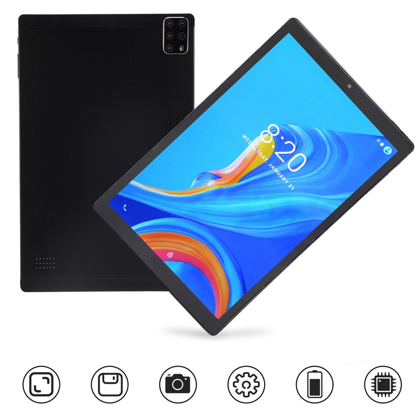 Tableta 2 En 1 De 10,1 Pulgadas12, CPU Deca Core, 6 GB De RAM, 128 GB ...