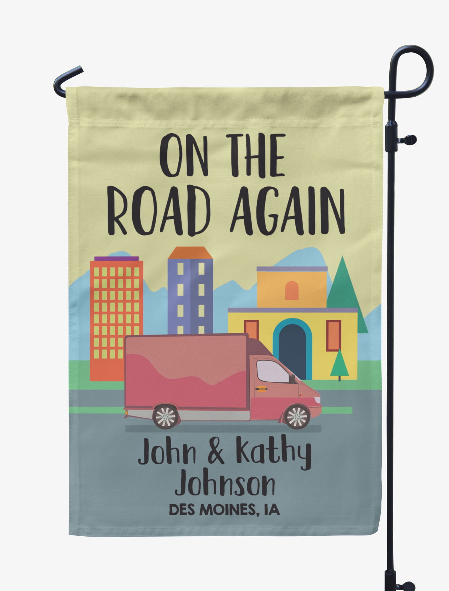 Printtoo Tan On The Road Again Caravans Personalized Camping Flags For ...