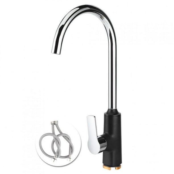 G1/2 Thread Kitchen Basin Sink Rotating Copper Faucet Hot Cold Mixing ...