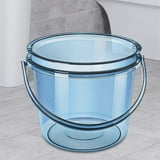 Water Bucket with Lid Water Pail Small Transparent Portable Fishing ...