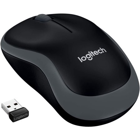M185 Wireless Mouse, 2.4 Hz with USB Mini Receiver, 12-Month Battery ...
