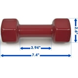 Yes4All Vinyl Coated Dumbbells – PVC Hand Weights for Total Body ...