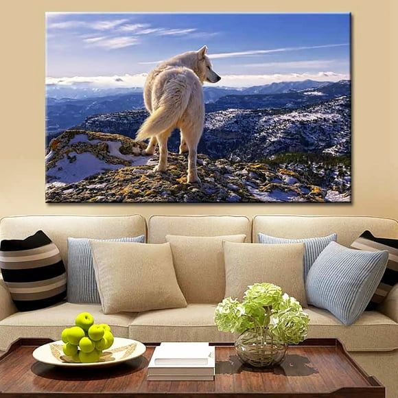 Wolf Paintings Canvas