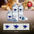 Class Of 2025 Blue Graduation Water Bottle Label Set Of 25 Waterproof ...