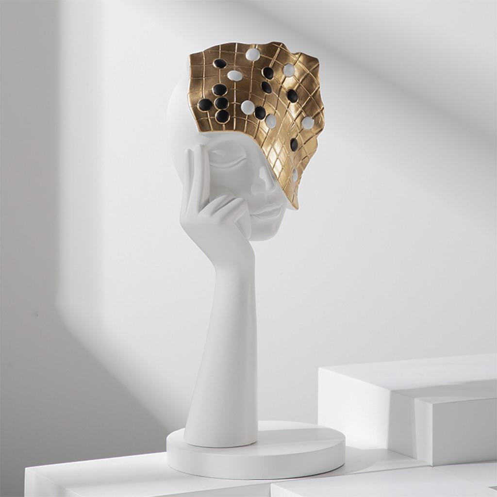 Modern Unique Female Statue Sculpture Human Meditators Figurine ...