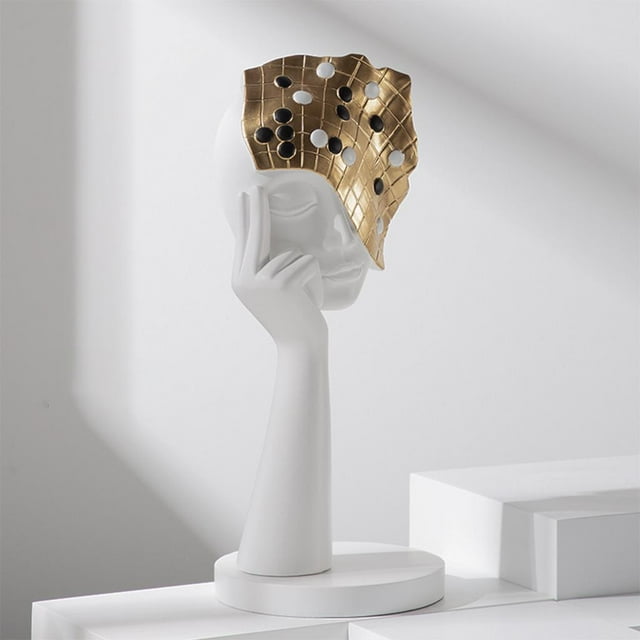 Modern Unique Female Statue Sculpture Human Meditators Figurine ...