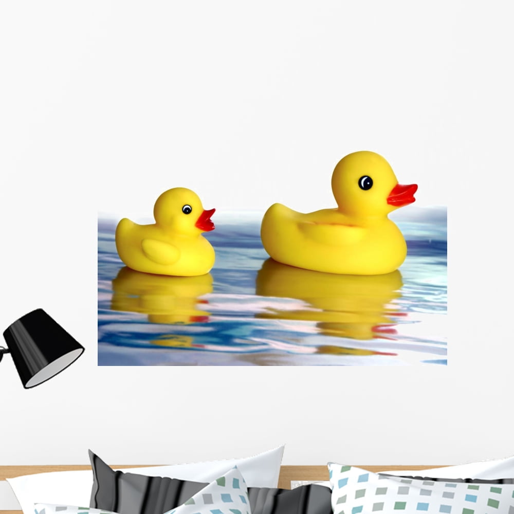 Rubber Ducky Wall Decal by Wallmonkeys Peel and Stick Graphic (36 in W ...