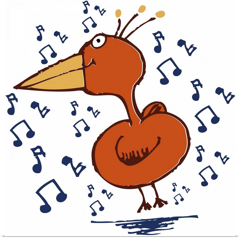 Music Bird Drawing