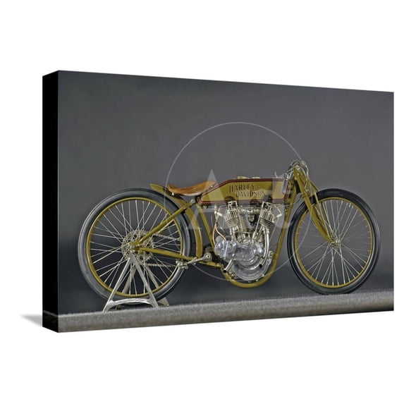Harley Davidson Board track racer 1921, Stretched Canvas Wall Art by ...