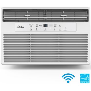 Soleus AC 8000 BTU Saddle Window Air Conditioner with Electronic ...