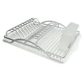 Real Home Deluxe Aluminum Dish Rack with Drain Board, Rust-Resistant ...