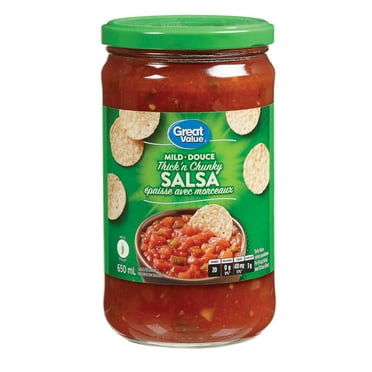 Great Value Medium Thick & Chunky Salsa, 650 mL - Walmart.ca