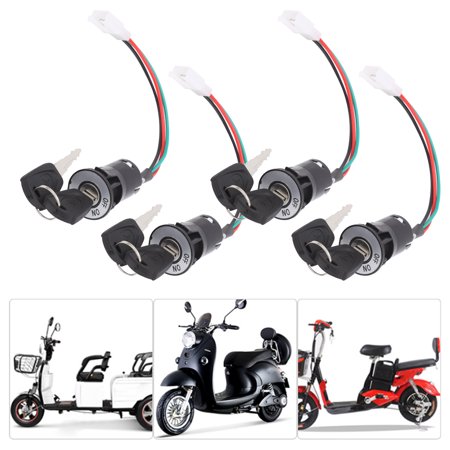 LHCER Universal Ignition Starter Switch Three Power Cable Electric ...