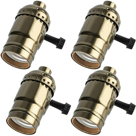 UL Listed 3-Way Lamp Socket Replacement Wgthhk E26 E27 Medium Screw ...