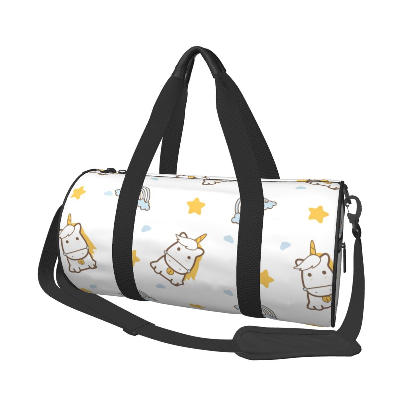 ZICANCN Stick Figure Cartoon Unicorns Unisex Large Duffle Bag for ...