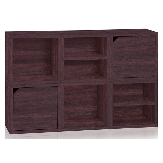 Way Basics Eco Stackable Connect 6-Cube Storage, Multiple Colors ...