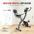Wonder Maxi Exercise Bike Magnetic Fitness Folding Stationary Bike for ...