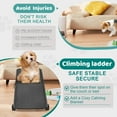 "Lilypelle Foldable Doggy Platform, Adjustable Wood Dog Ramp for Small ...