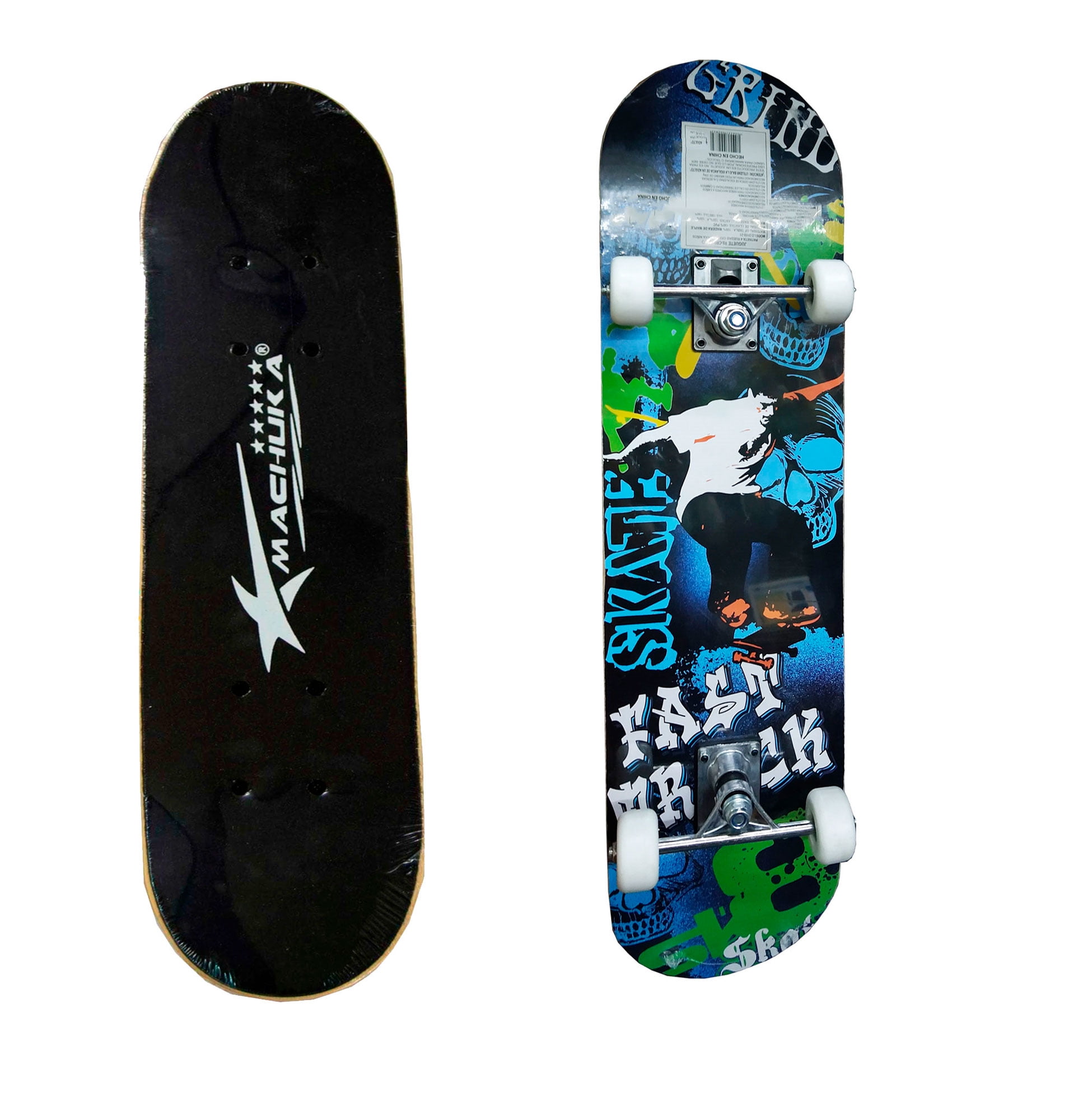 Patineta de Madera Machuka Diseño Verde | Bodega Aurrera en línea