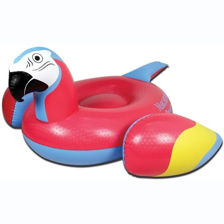 Margaritaville Swimming Pool Rideable Tropical Parrot Inflatable Float ...