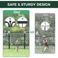 Garden Fence Outdoor for the Yard – 45in(H) x 4.5ft(L) Heavy Duty Metal ...