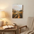 Affixzi Shepherd Wall Decor, Walking with Sheep Poster Print, Wrapped ...