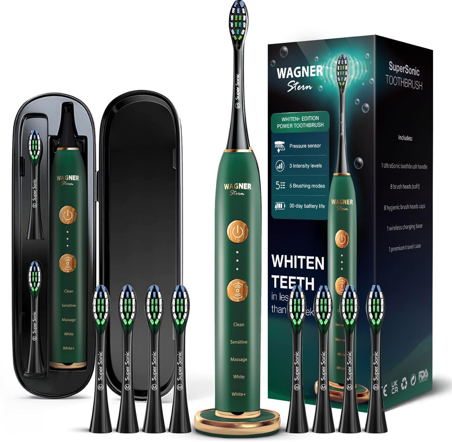 Cepillo de dientes eléctrico Wagner Stern WHITEN+ Edition | Walmart en ...