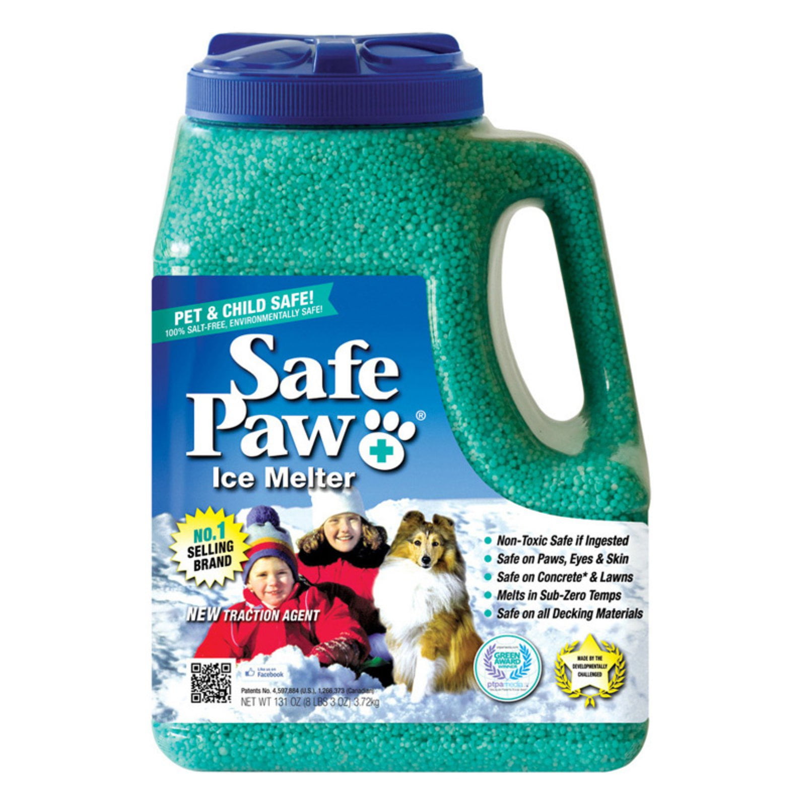 Safe Paw - Child and Pet-Safe, Salt-Free Ice Melt - 8.3 lb Jug ...