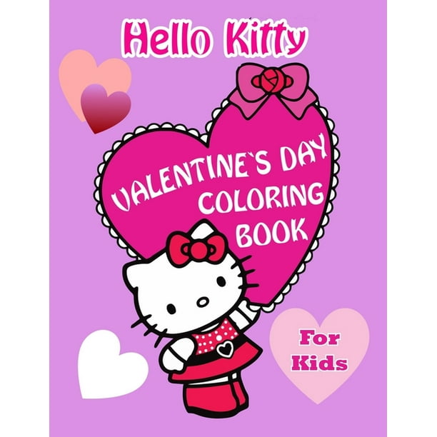 Hello Kitty Valentine Day Coloring Pages