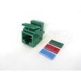 Siemon MX6-F07 Cat6 RJ45 Flat Modular Jack, Green - Walmart Business ...