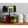 "Nifty Tea Bag Carousel – Steel, Black Finish, Counter Top Decorative 6 ...