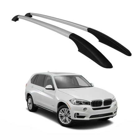 Top Roof Rack Side Rails Bars Alu Silver For BMW X5 F15 2012-2018 ...