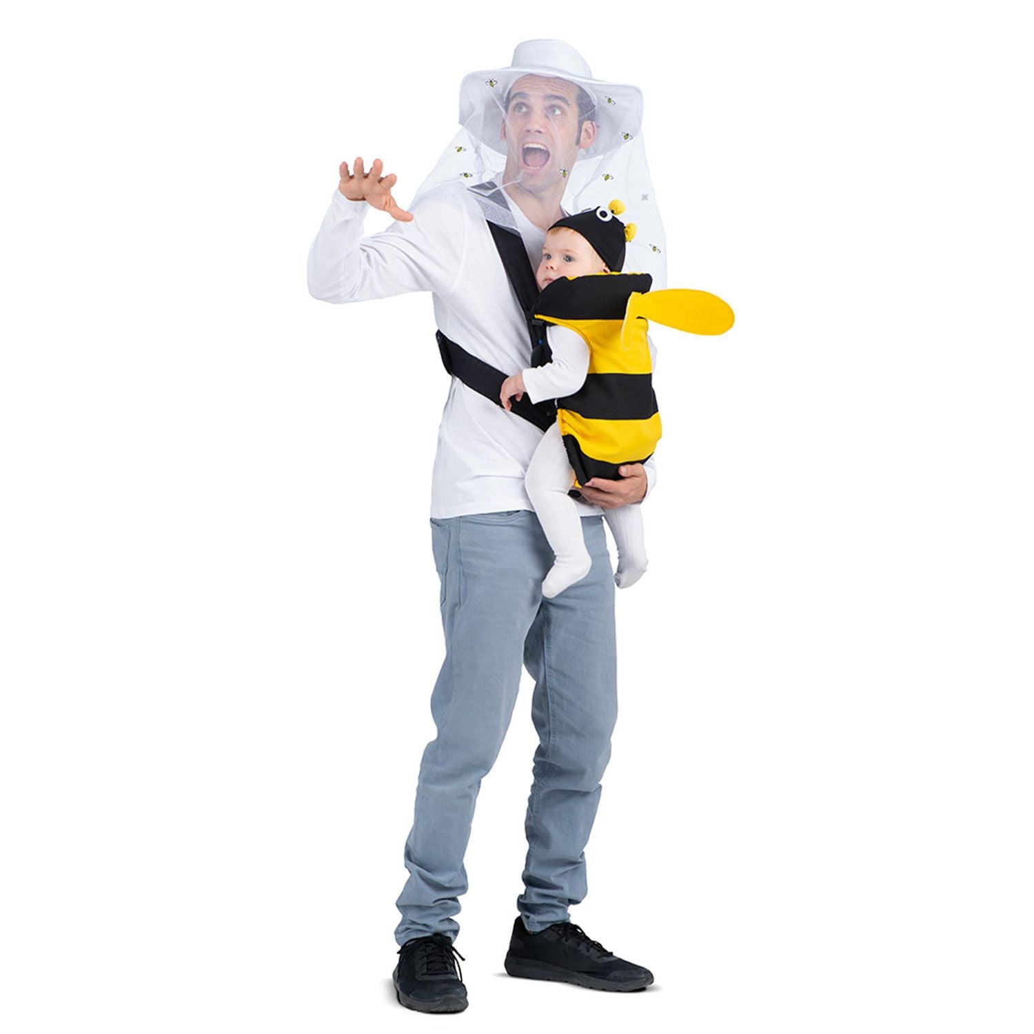 Click here for Mom Adult Beekeeper And Bee Baby Carrier Costume-O... prices