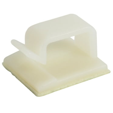 Steren RG59 Vertical Clear Vinyl Siding Clip - 100 Pack, High Impact ...