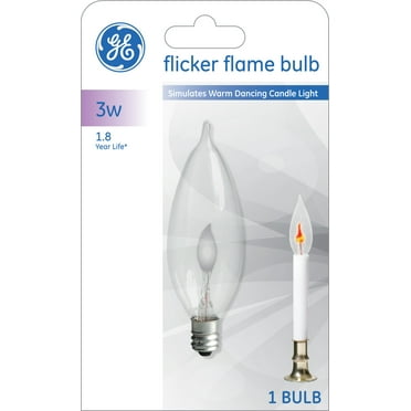 6-Pack, Silicone Dipped Candle Light Bulbs, 7 Watt, Longer Life Country ...