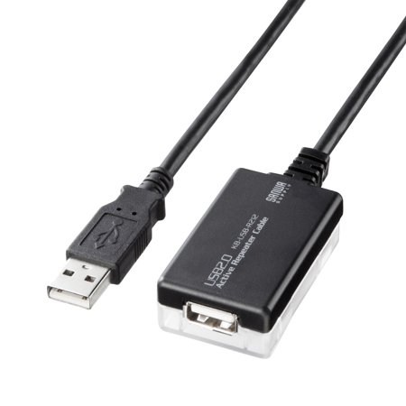 SANWA SUPPLY 12m extension USB Active Repeater Cable KB-USB-R212 ...