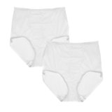 Cupid Light Control Shapewear Panty Brief with Tummy Panel 2-Pack Women ...