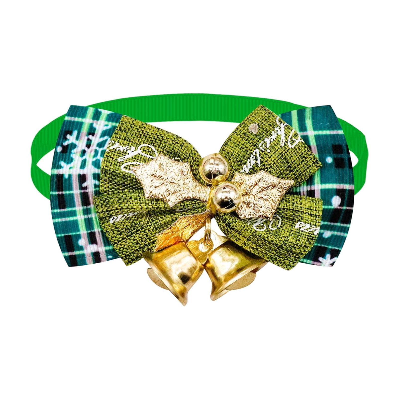 Christmas Bow Tie Pet Collar Accessory, Festive Necktie for Dogs and ...