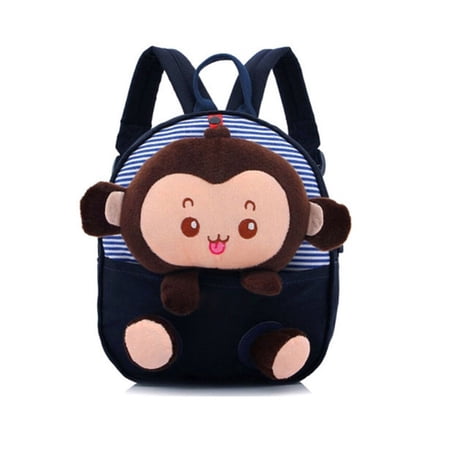 Small School Backpacks Kids Baby School Bags Animal Monkey Backpack For ...