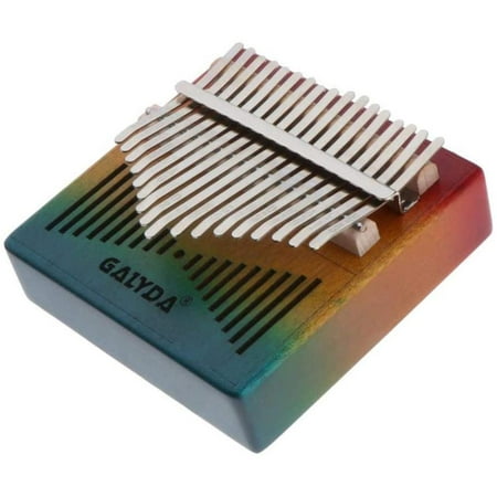mmirethe Mini Kalimba 17 Buttons Piano Portable Wooden Piano Kalimba ...