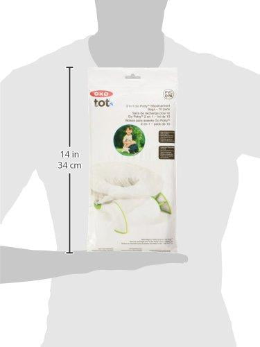 OXO Tot Go Potty Replacement Bags, 10 Pack
