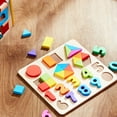 Spark Create Imagine Wooden Shape and Number Puzzle for Babies and ...