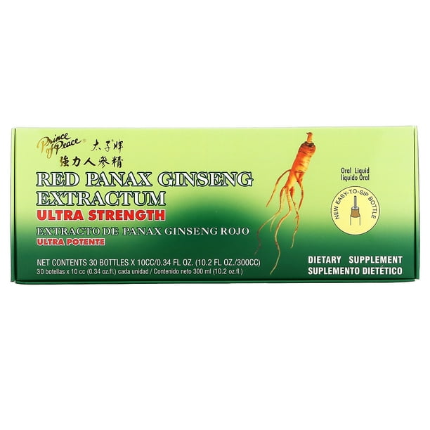 Red Panax Ginseng Extractum, Ultra Strength, 30 Bottles, 0.34 fl oz (10 ...